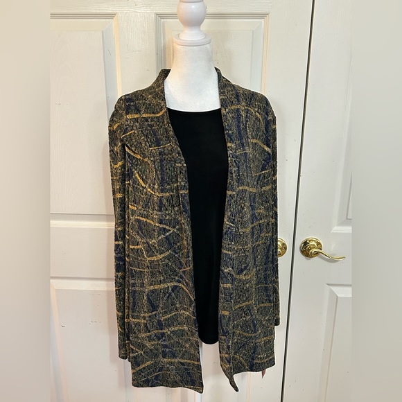 JM Collection | Tops | Nwt Jm Collection Attached Multicolor Jacket ...